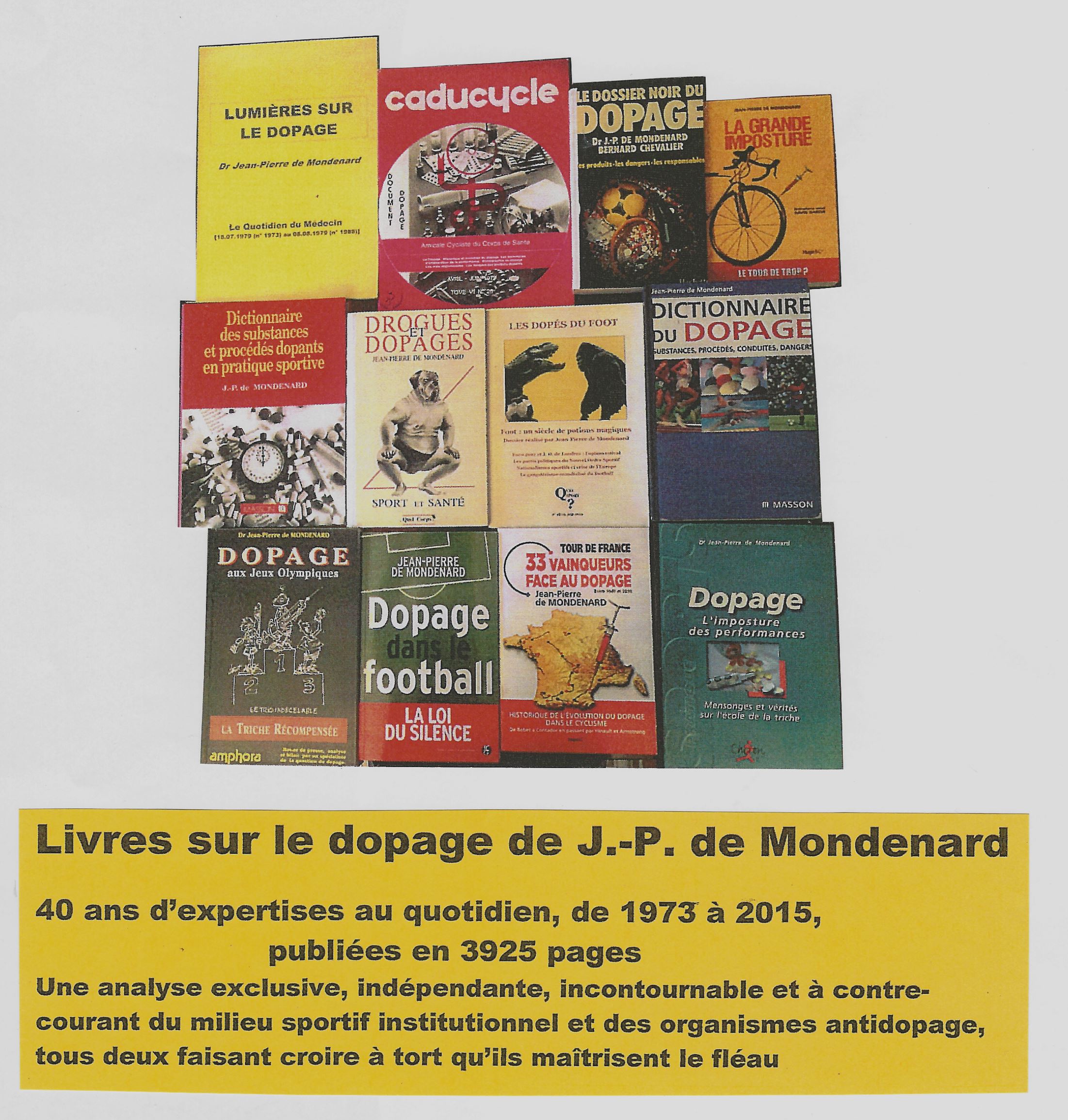 Dopage ton histoire – On ne peut pas plaire à tout le monde… moi le ...